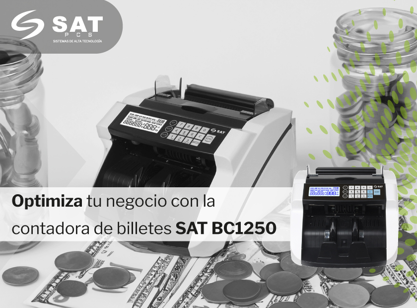 Contadora Billetes SAT BC1250: ¡Eficiencia y Precisión en el Manejo de ...