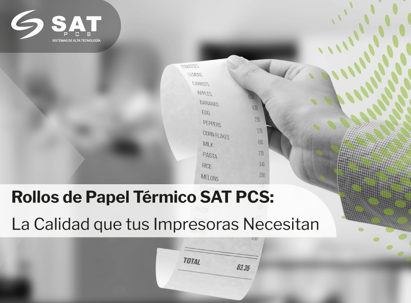 Papel Térmico SAT PCS: Calidad para tus Impresoras | SAT PCS