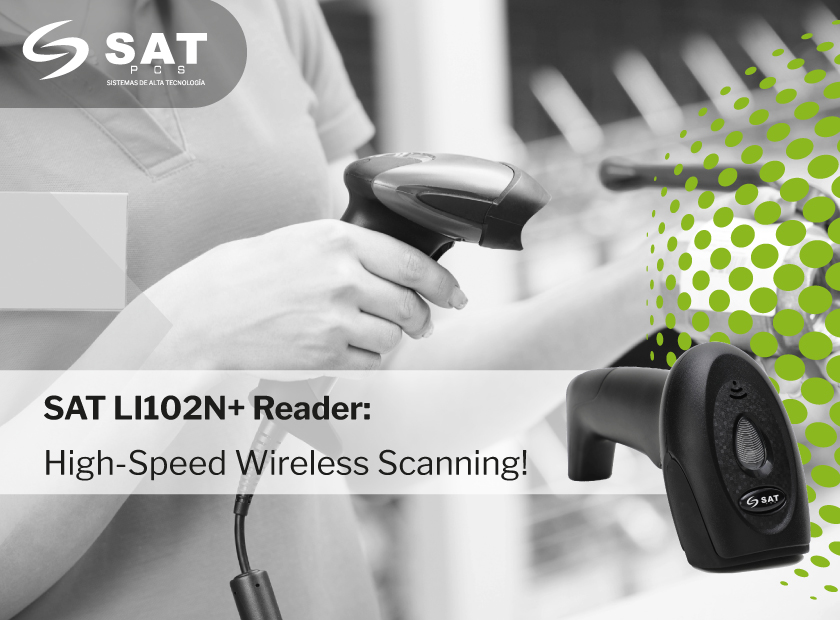 SAT LI102N+ Reader: High-Speed Wireless Scanning! | SAT PCS