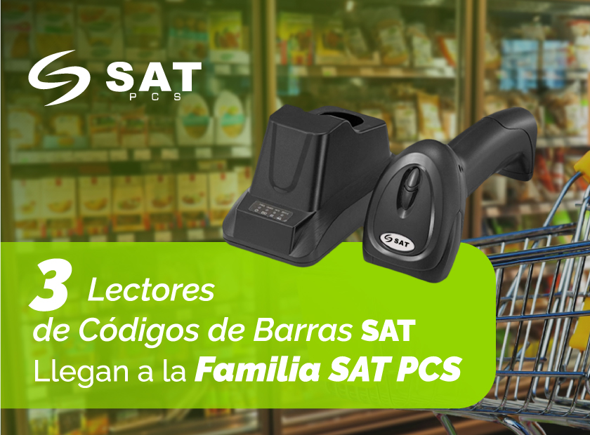 3 Lectores de Códigos de Barras SAT Llegan a la Familia SAT PCS | SAT PCS